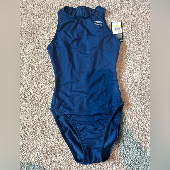 Speedo | Swim | Nwt Speedo Endurance Zip Back Swimsuit One Piece 3 ...